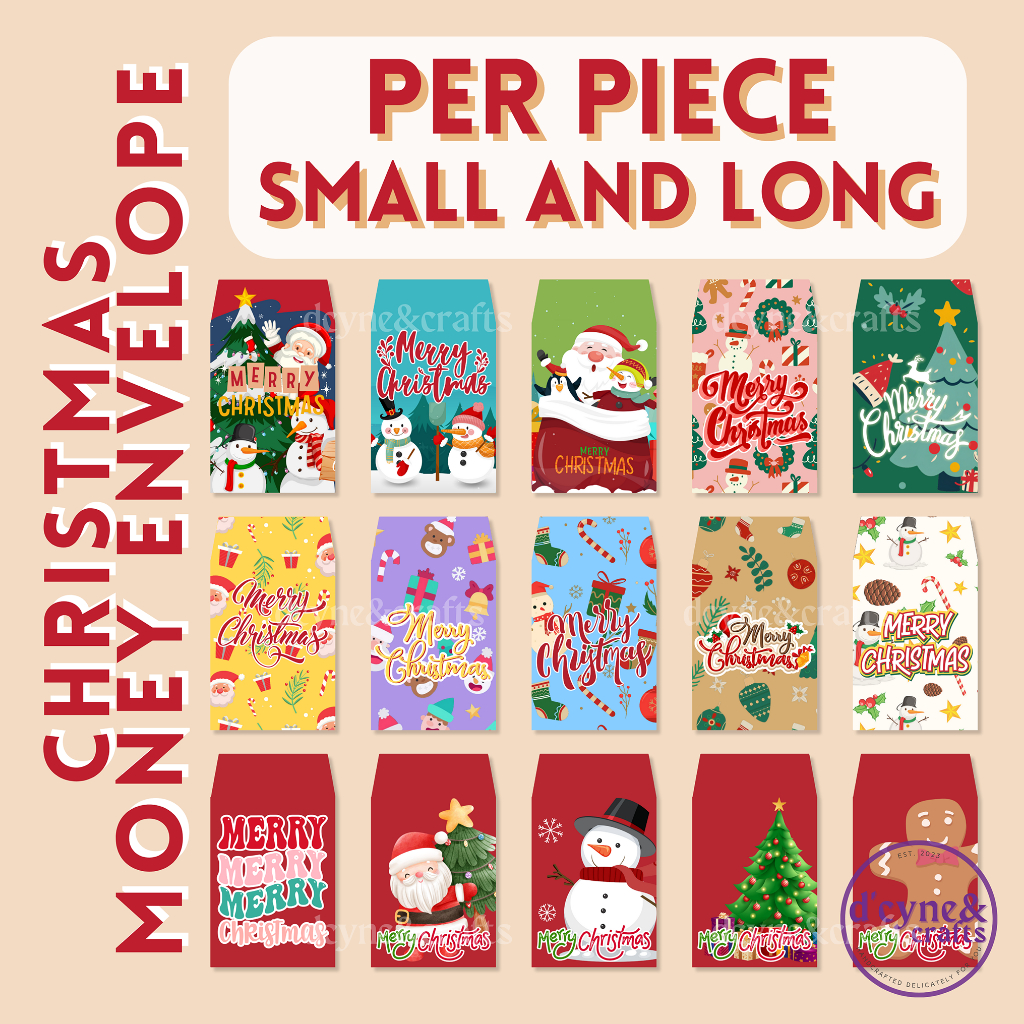 CHRISTMAS CUTE & ELEGANT ANGPAO MONEY ENVELOPE | PER PIECE ...
