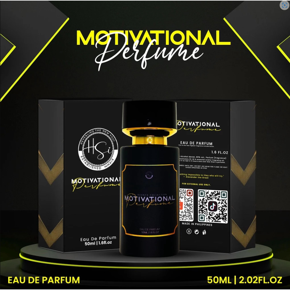 Motivational Elegant Perfume for Men by HSI Scents Collection Oil Based ...