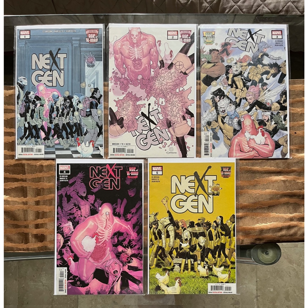 Age of X-Man Next Gen Complete Set of 5 Regular Issue Comics | Shopee ...