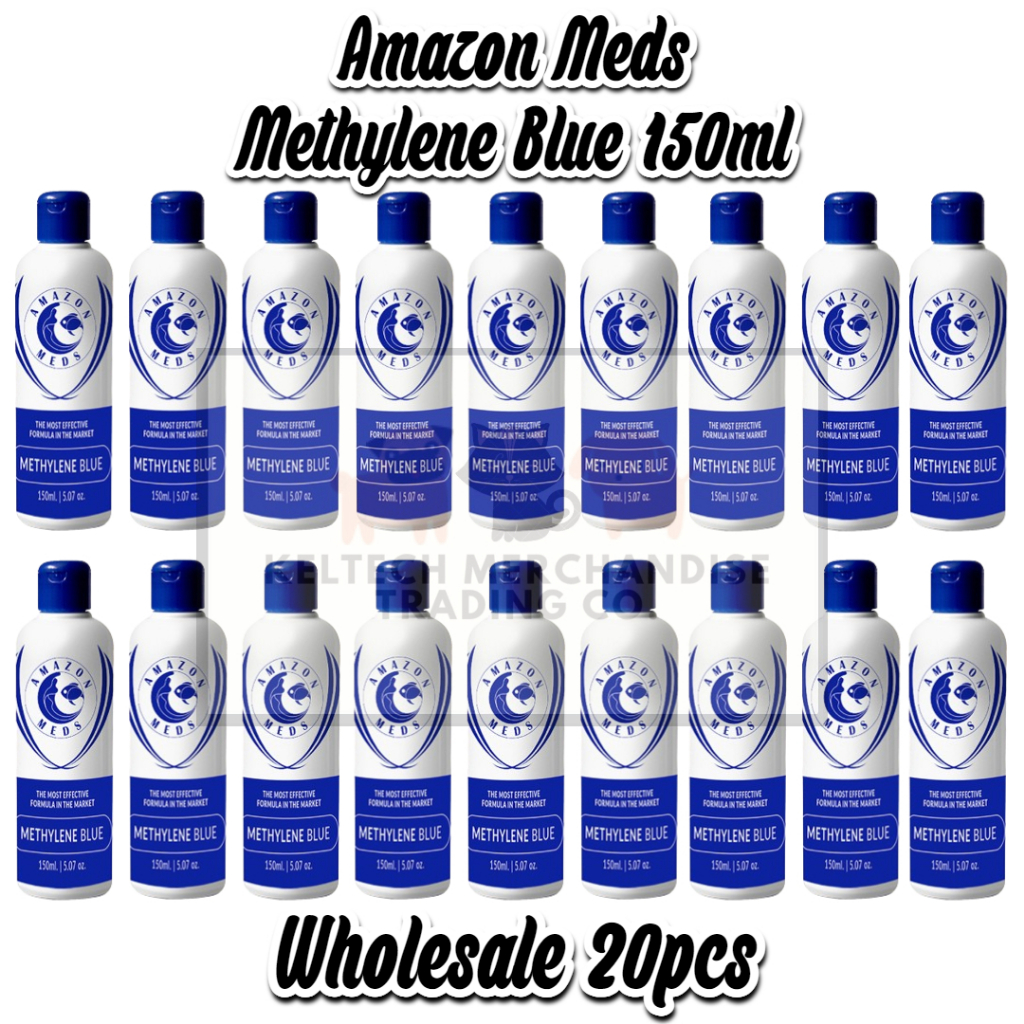 Wholesale 20 pieces Amazon Meds Methylene Blue for Aquarium medicine cure and prevent fish ...