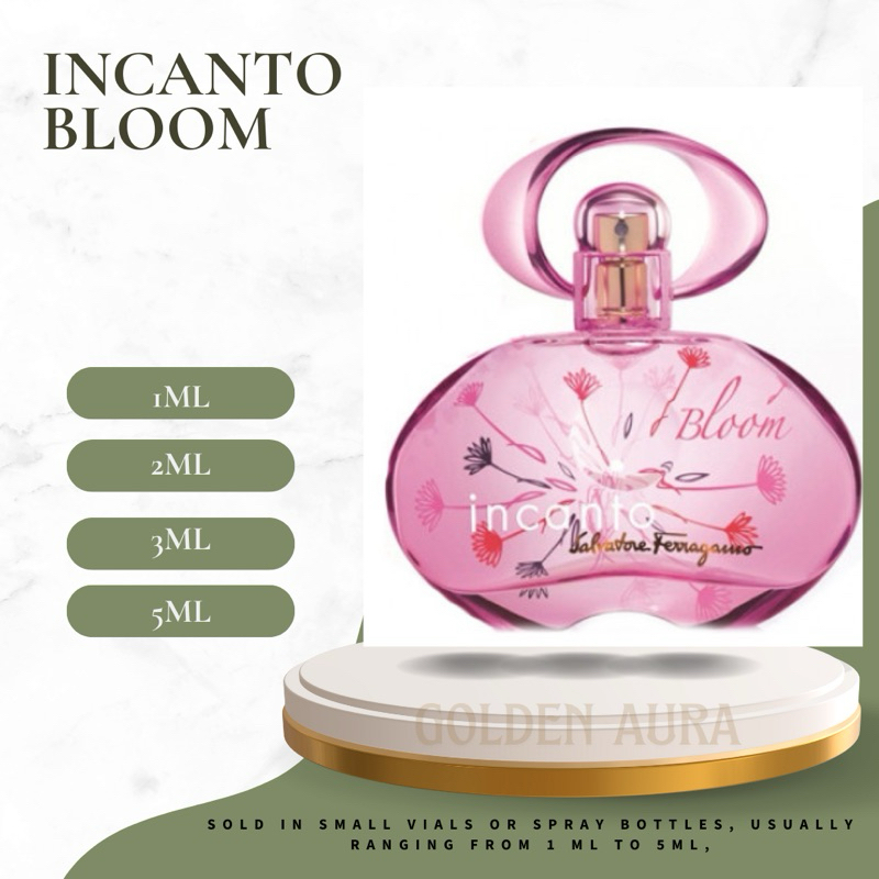 SALVATORE FERRAGAMO INCANTO BLOOM NEW EDITION (TAKAL ONLY ) AUTHENTIC ...