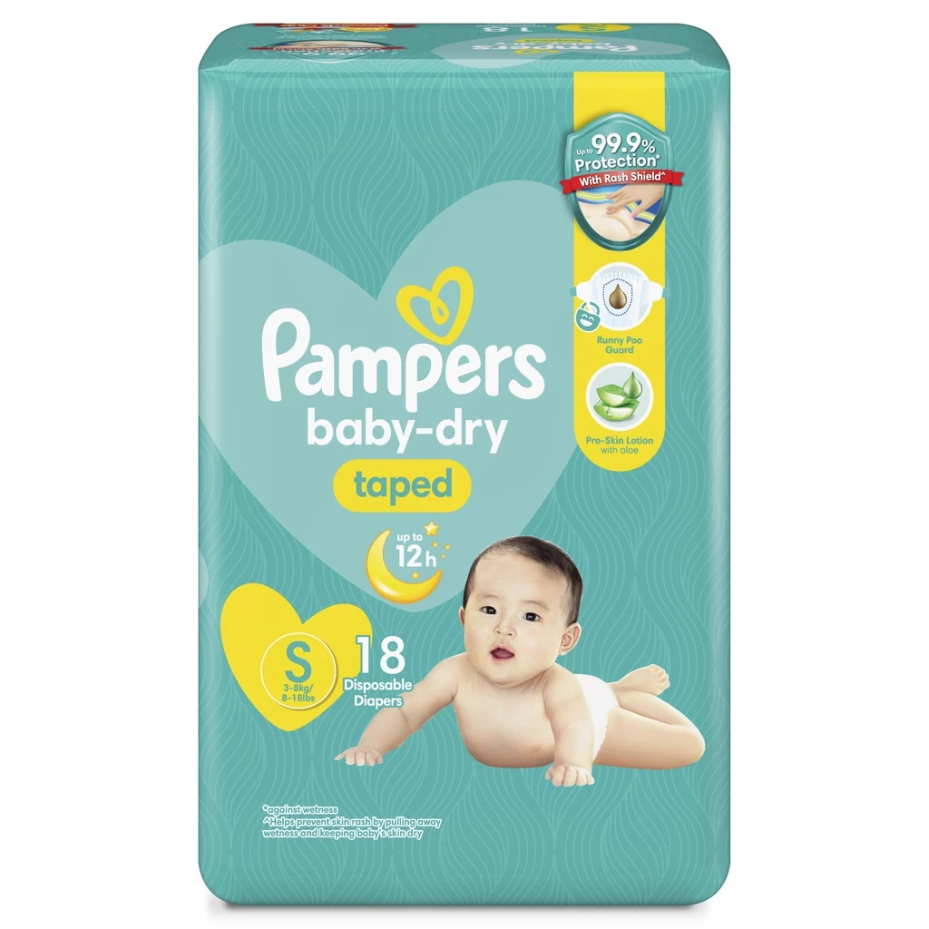 Pampers Small Dry 18pcs | Shopee Philippines