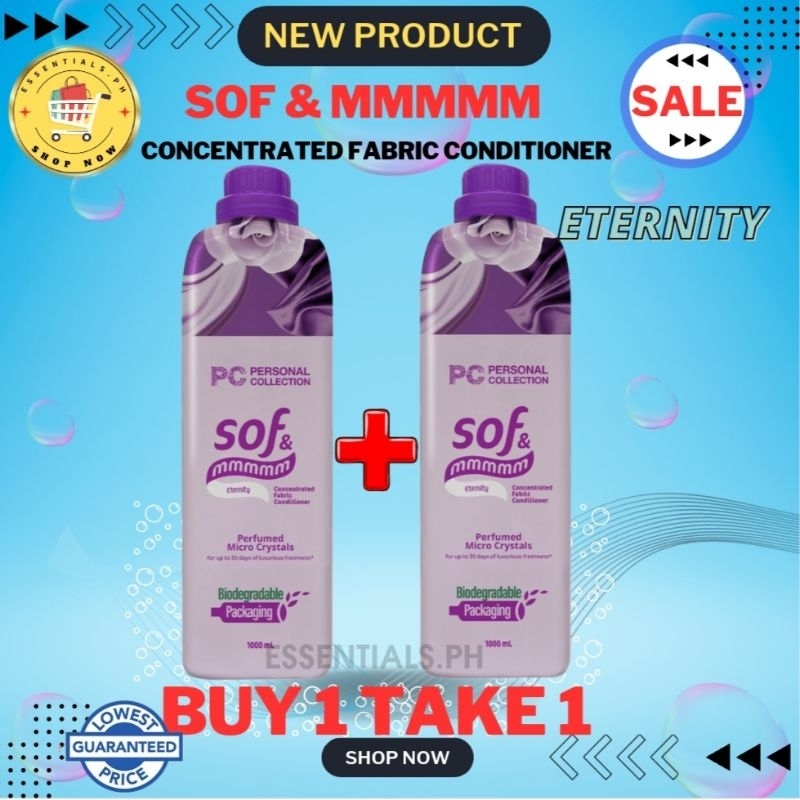 BUY 1 TAKE 1 SOF ETERNITY CONCENTRATED FABRIC CONDITIONER | Shopee ...