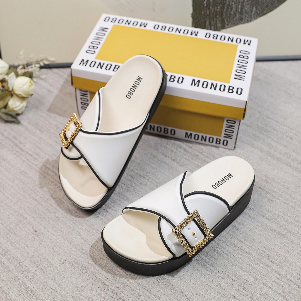 RESY MONOBO jello one strap SANDALS FOR WOMEN MONOBO SLIPPER WITH BOX ...