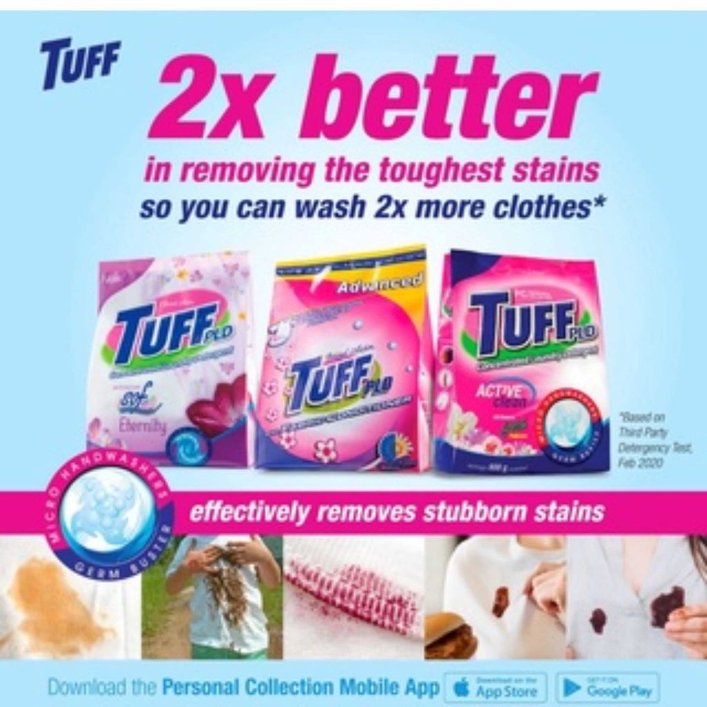 PERSONAL COLLECTION TUFF POWERMAX WHITENING POWDER 800G | Shopee ...