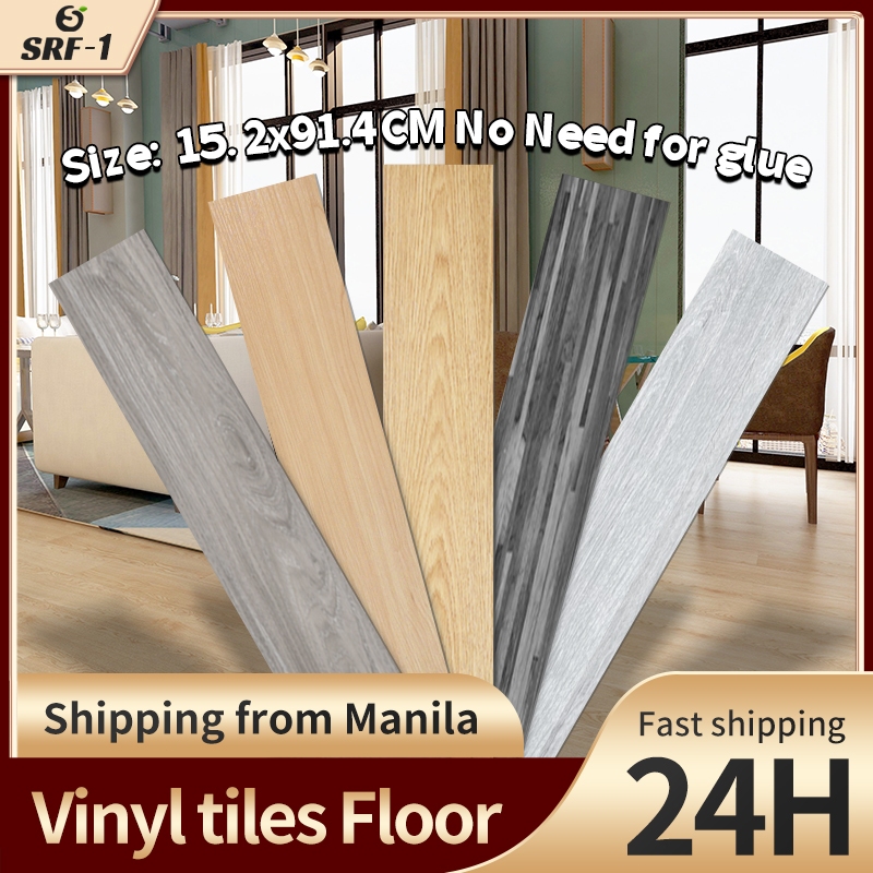 SRF vinyl tile flooring self adhesiv PVC tiles Floor stickers Wood ...