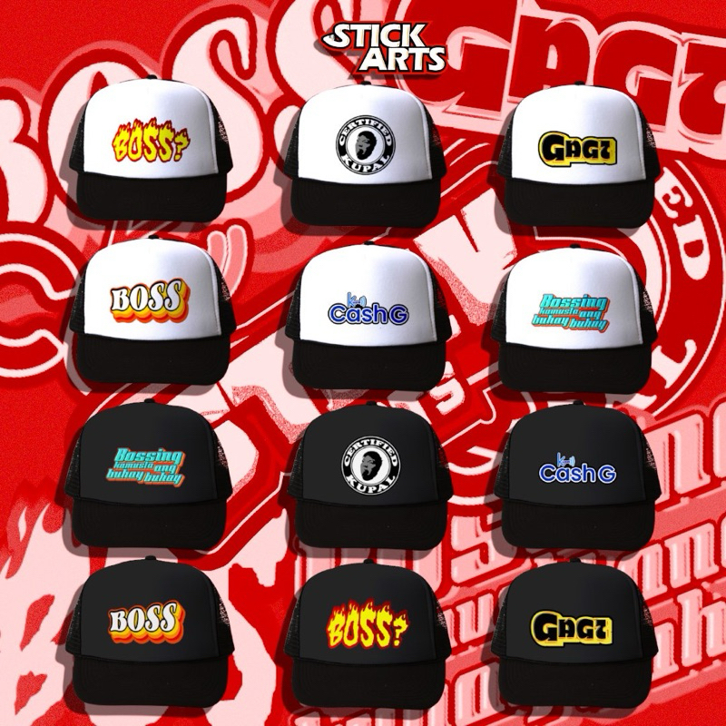 Malupiton Inspired trucker cap mesh cap net cap fashionable streetwear ...