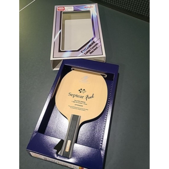 Nittaku Septear Feel 7+2 Carbon 5.7mm 88g Blade original table tennis ...