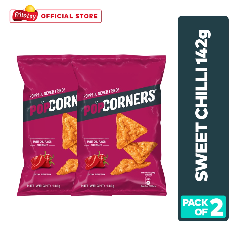 Popcorners Sweet Chili Chips 142g - Pack of 2 | Shopee Philippines