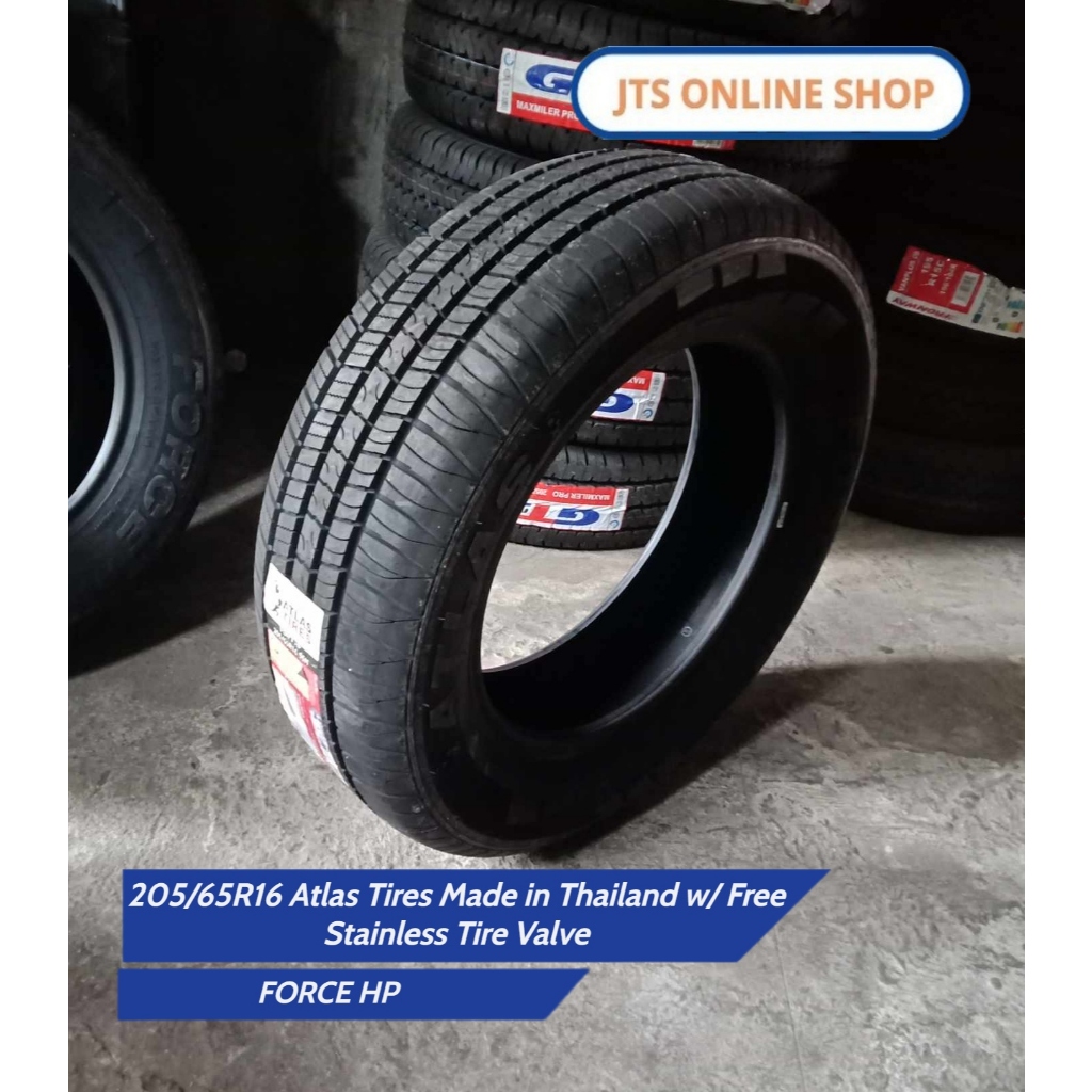 205/65R16 Atlas Tires Made in Thailand w/ Free Stainless Tire Valve | Shopee Philippines