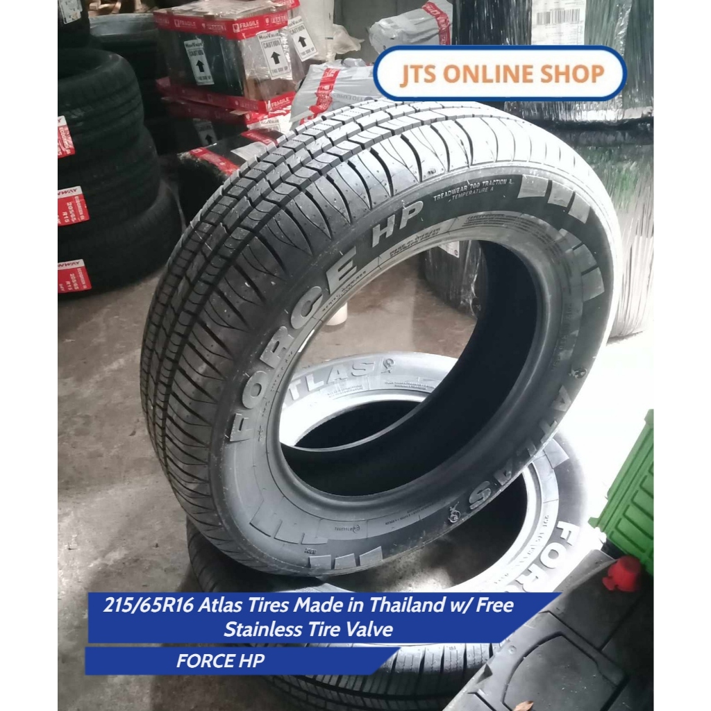 215/65R16 Atlas Tires Made in Thailand w/ Free Stainless Tire Valve | Shopee Philippines