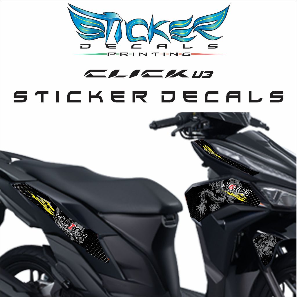 Honda Click V3 Hotwheels Sticker Stock Decals | Shopee Philippines