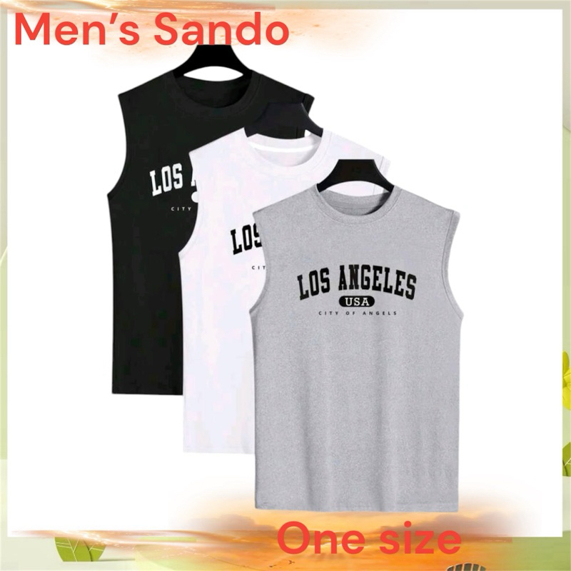 Casual For Mens Muscle Sando | Shopee Philippines