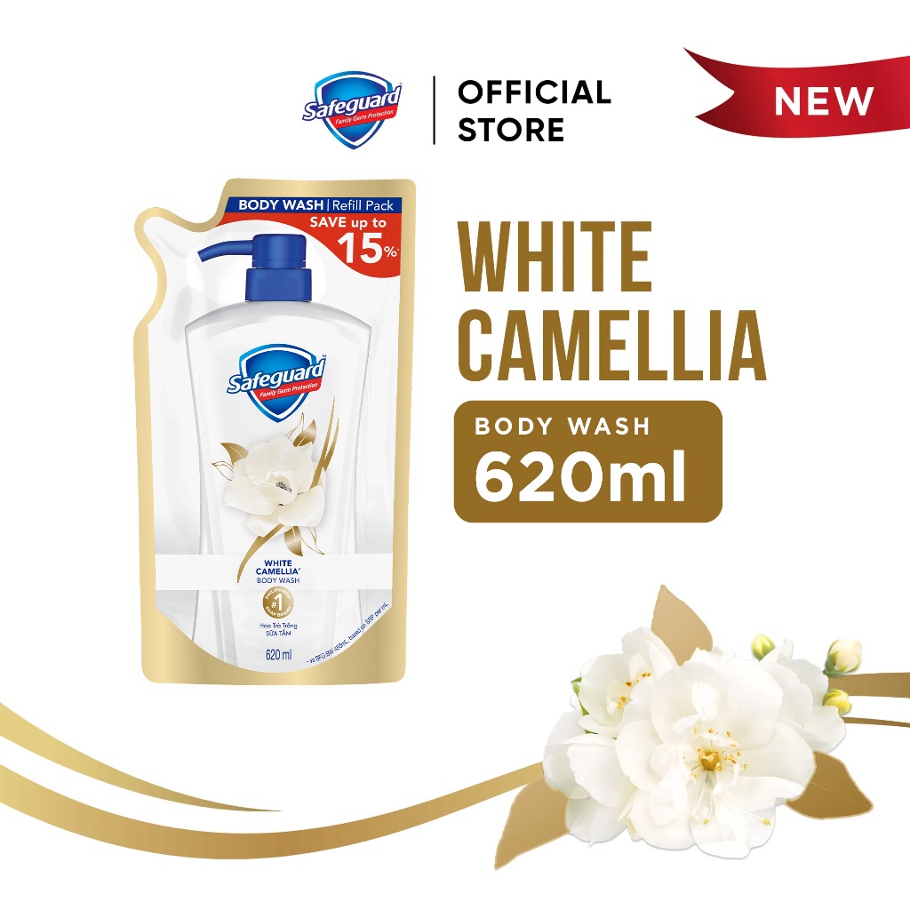 Safeguard Body Wash White Camellia 620mL Refill | Shopee Philippines