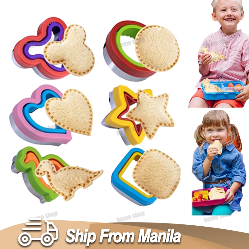Food Cutter Sandwich Cutter for Kids Molder Toast Stainless Steel ...