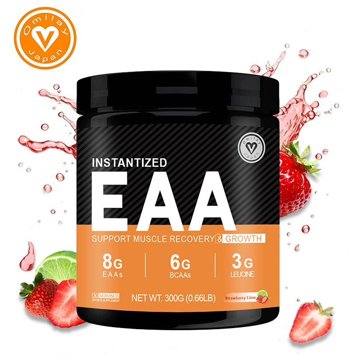 Omilay EAA Amino Acid Powder 8g EAAs 6g BCAAs 3g LEUCINE Pre Workout Supplement Energy Drink ...