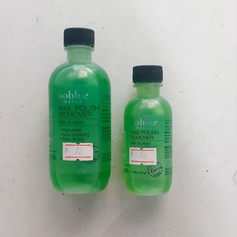 Bobbie Nail Polish Remover / Acetone green | Shopee Philippines