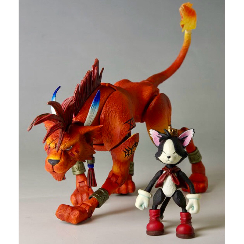 FF7 Red XIII and Cait Sith Play Arts Action Figure Set by Square Enix x ...