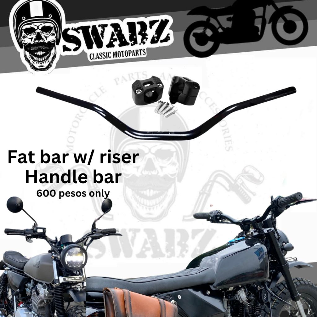 Fat bar with riser alloy Handle bar | Shopee Philippines