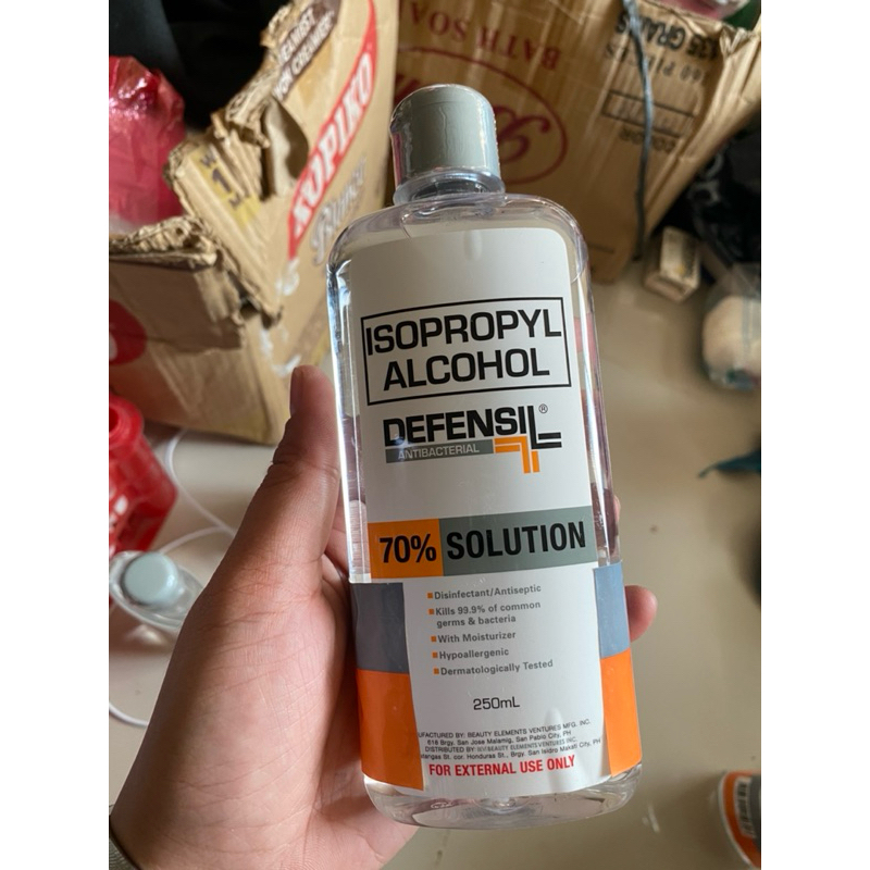 ISOPROPYL ALCOHOL 250ml defensil anti bacterial BUY1 TAKE1 | Shopee ...