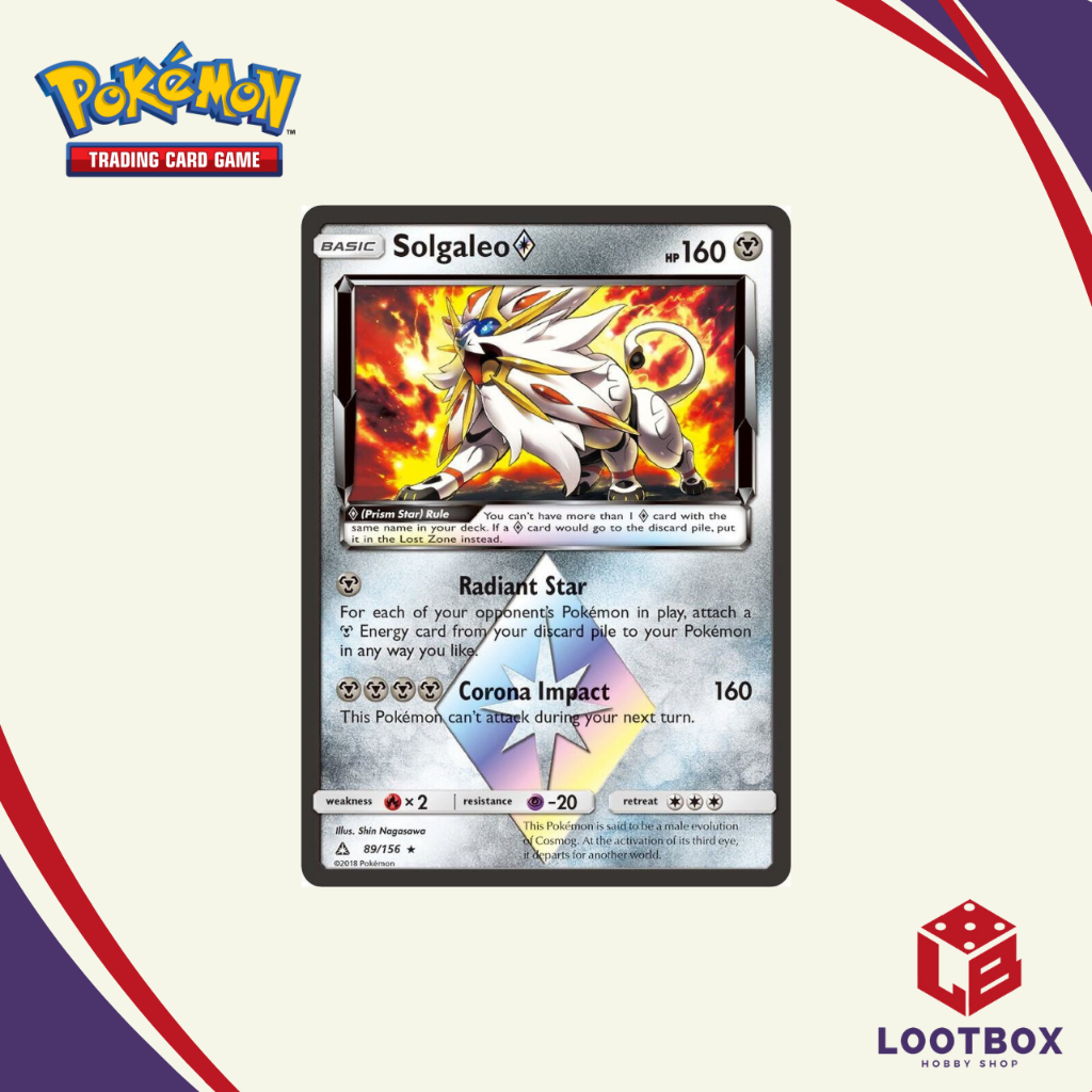 Pokemon Card Game: Solgaleo (Prism Rare) - Ultra Prism | Shopee Philippines