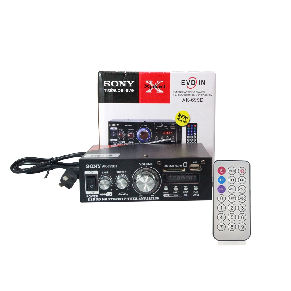 The AC/DC Hi-Fi POWER AMPLIFIER AC/DC (Sony Inspired) - AK-699BTFM/USB ...