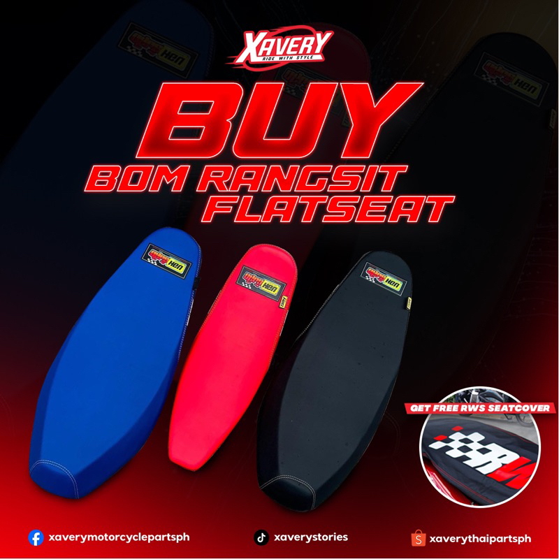 Bom Rangsit Thailand Genuine Flatseat- Premium Leather Made, Durable ...