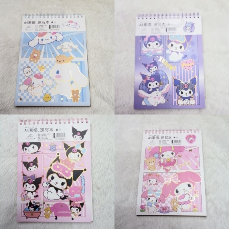 Sanrio character design drawing pad or sketch pad A4#98907 | Shopee ...