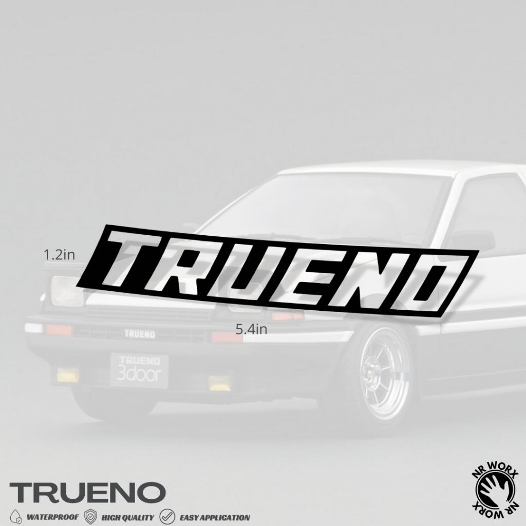 Initial D AE86 Trueno Vinyl Decal Anime Sticker | Shopee Philippines