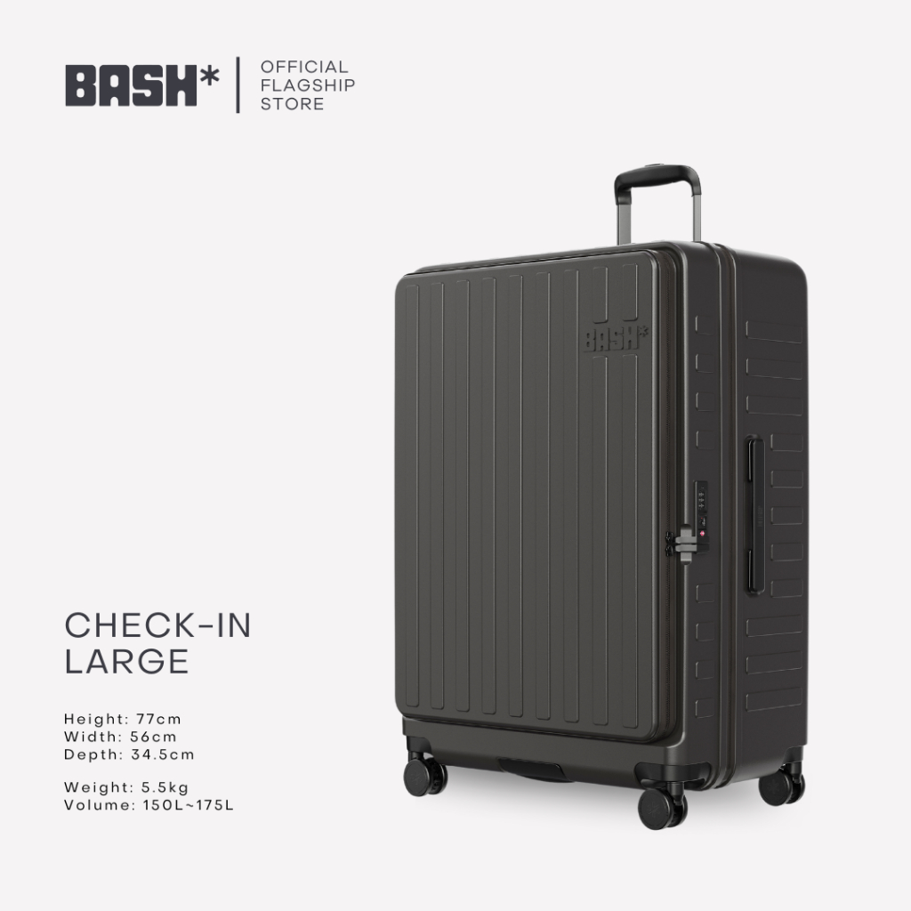BASH Gateway Luggage Collection in Slate | Shopee Philippines