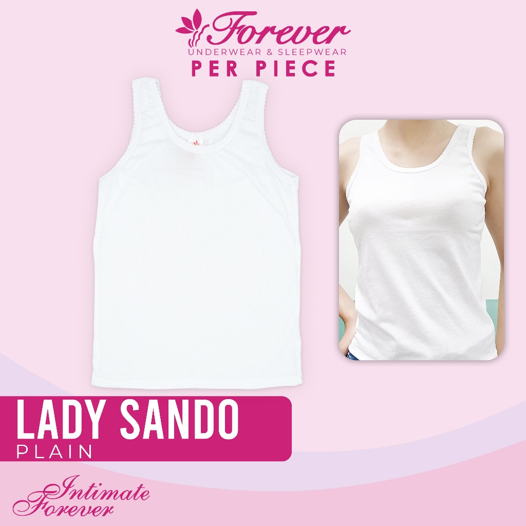 Intimate Forever Ls005-2 Adult Ladies Female Teens White Sando ...