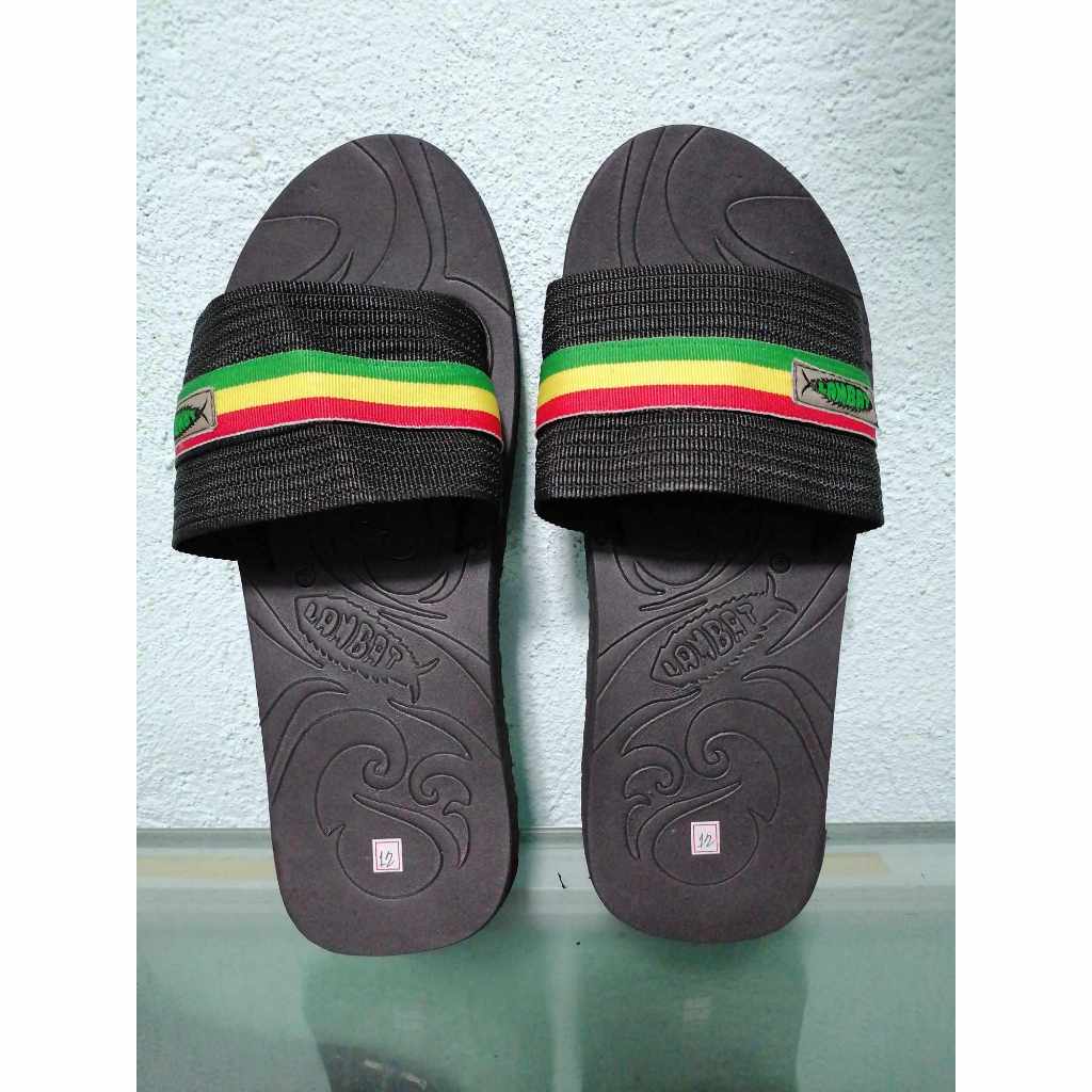Lambat Rasta Slip on Slippers for Men | Shopee Philippines
