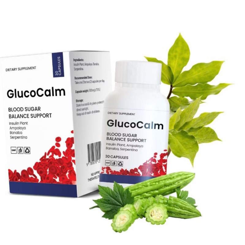 GlucoCalm 30 Capsules for Diabetes - Ultimate Support for Stabilizing ...