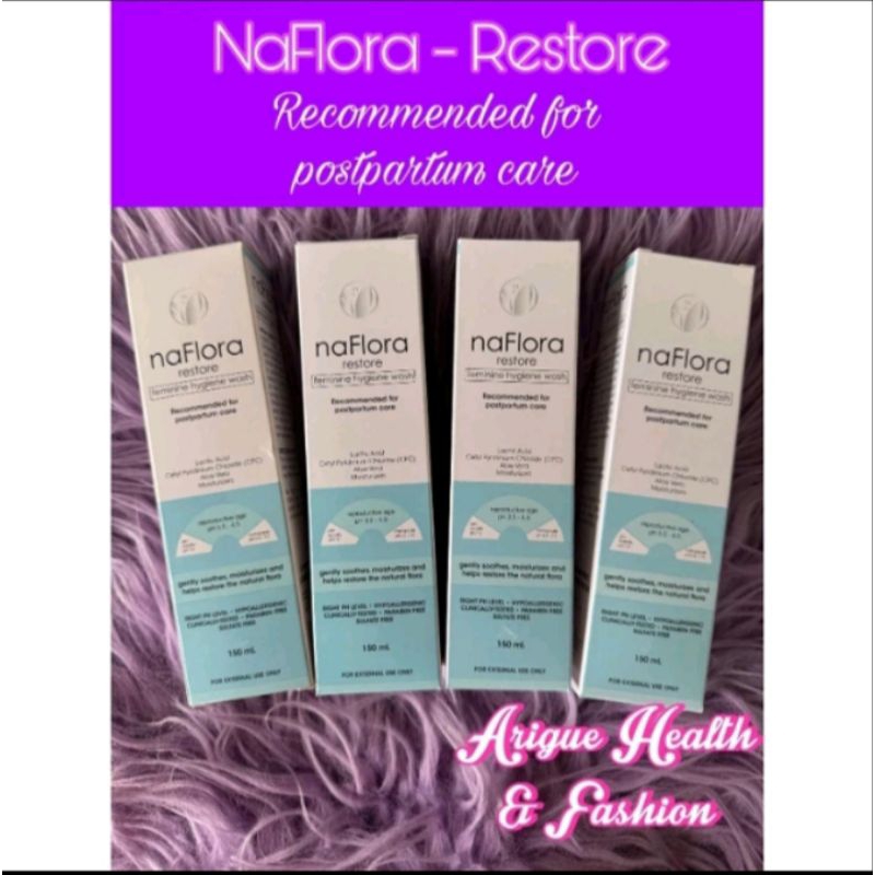 NAFLORA RESTORE FEMININE WASH 150ML | Shopee Philippines