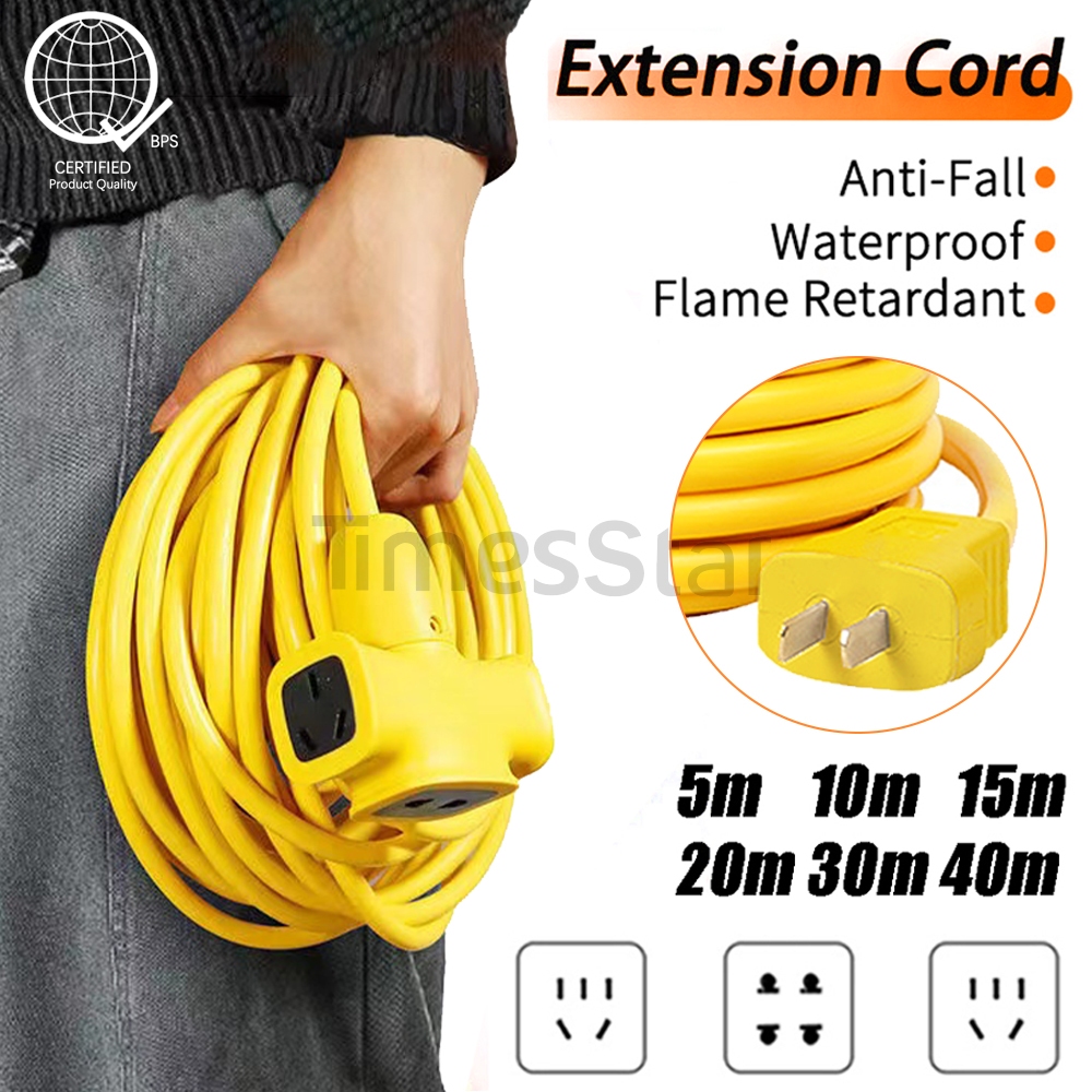 Extension Cord Socket 3M/5M/10M/20M/30M Super long Electric Vehicle ...