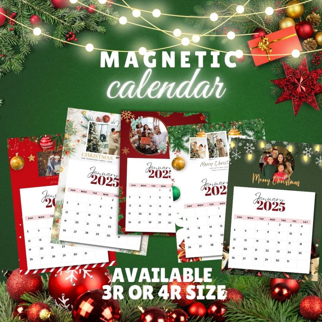 Personalized l 2025 Calendar ref magnet - ATM | 3R | 4R size | Shopee ...