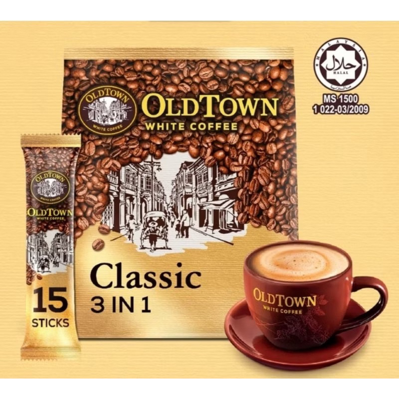 Old Town White Coffee Classic 15 sticks / Zamboanga Pasalubong | Shopee Philippines
