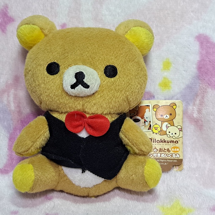 San-X - Rilakkuma & Friends - Rilakkuma Waiter Mini Plush | Shopee ...