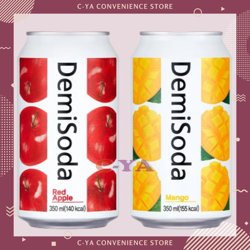 DEMISODA Red Apple & Mango Flavored Carbonated Drinks 350ml | Shopee Philippines