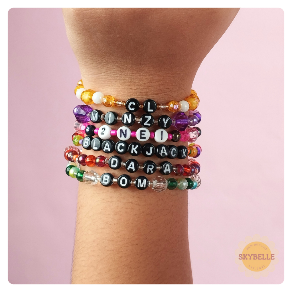 2NE1 Bracelet Handmade - CL MINZY DARA BOM BLACKJACK | Shopee Philippines
