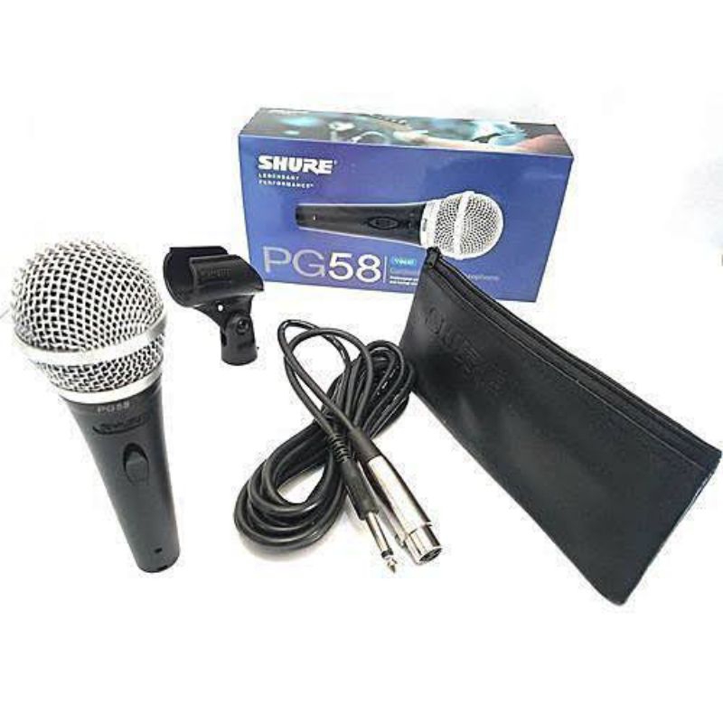 SHURE PG-58 Dynamic Vocal Professional Microphone | Shopee Philippines