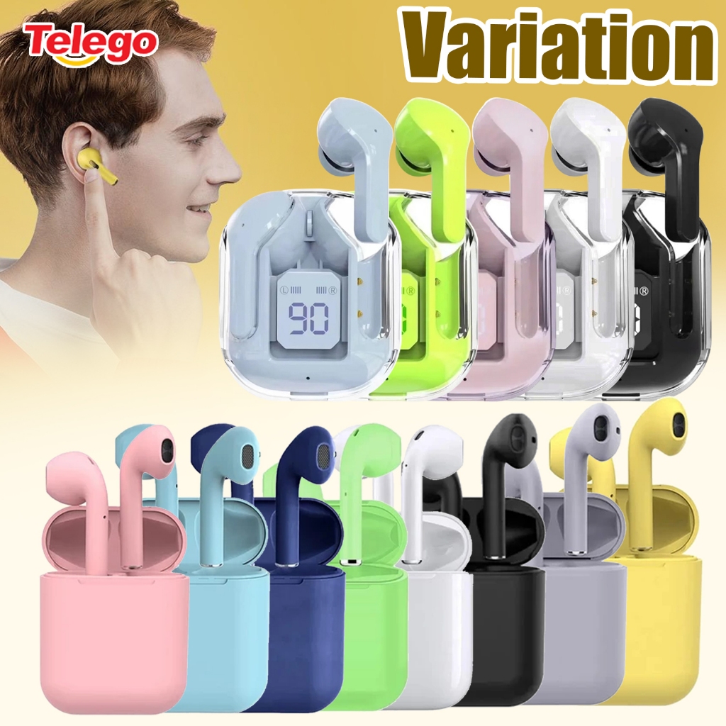(VARIATION) Ultrapods Max Wireless Headset Transparent / inPods 12 TWS ...