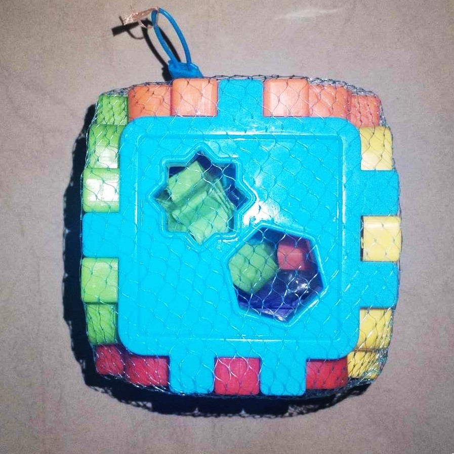 Plastic Shape Sorter / Sorting Cube Box Toy BF-007 | Shopee Philippines