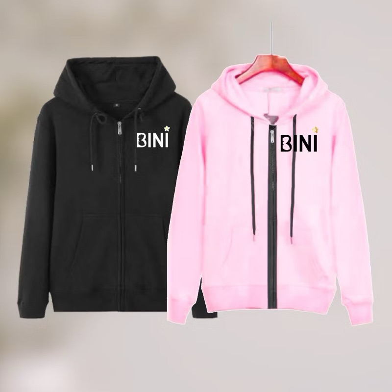 Bini Hoodie jacket with zipper Onesize Freesize For adult | Shopee ...