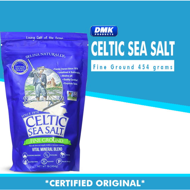 Celtic Sea Salt, Fine Ground, Vital Mineral Blend, 1 lb (454 g ...