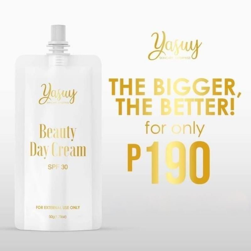 Yasuy Day Cream Sunscreen 50g SPF 30 | Shopee Philippines