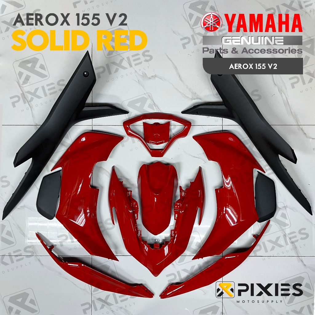 YAMAHA AEROX V2 GENUINE SPARE PARTS FAIRINGS FLAIRINGS PLASTIC PARTS ...