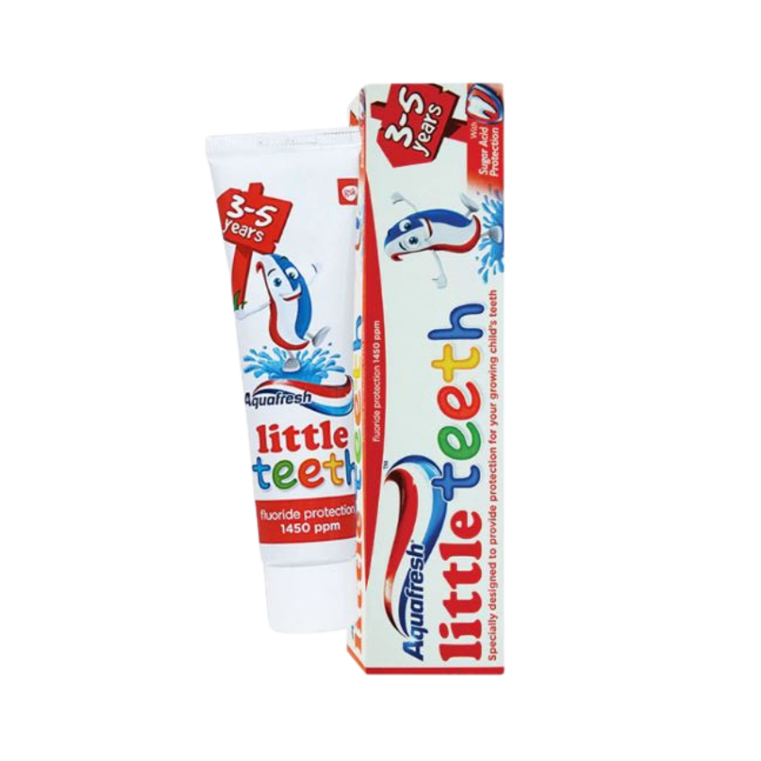 Aquafresh Little Teeth Kids' Toothpaste (3-5 Years Old) 50ml | Shopee ...