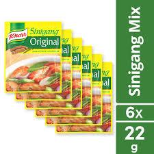 Knorr Sinigang sa Sampaloc Mix (Original) 22g x 6 | Shopee Philippines