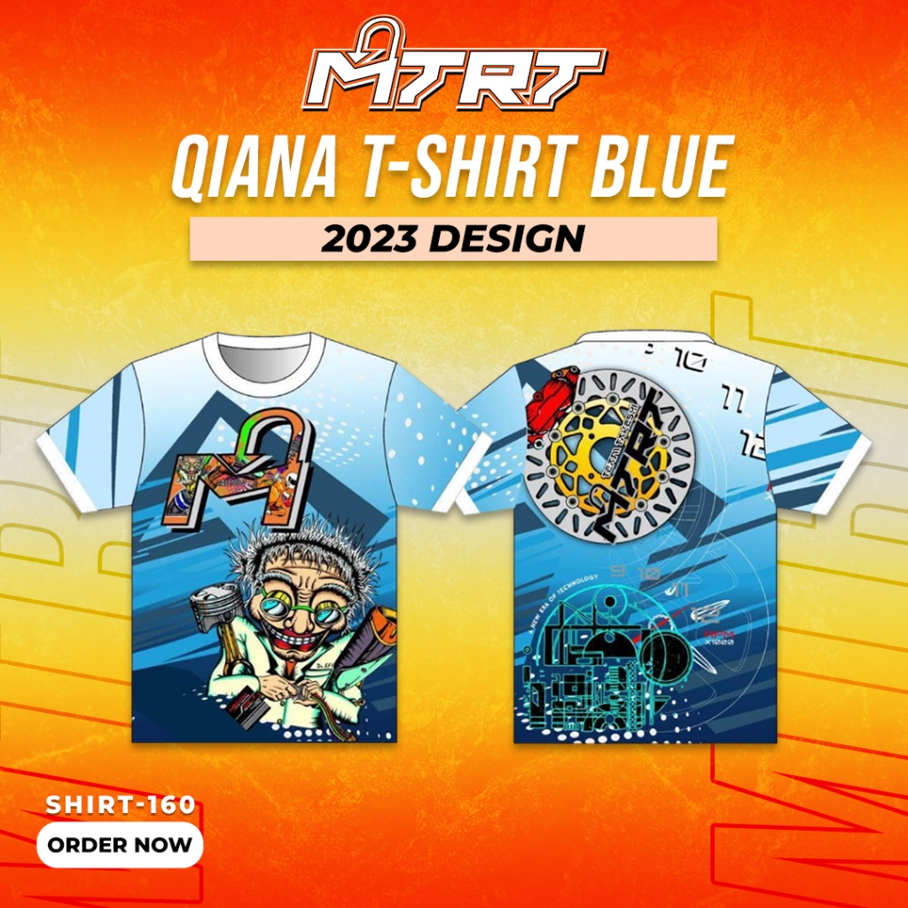 T SHIRT BLUE 2023 new MTRT design | Shopee Philippines